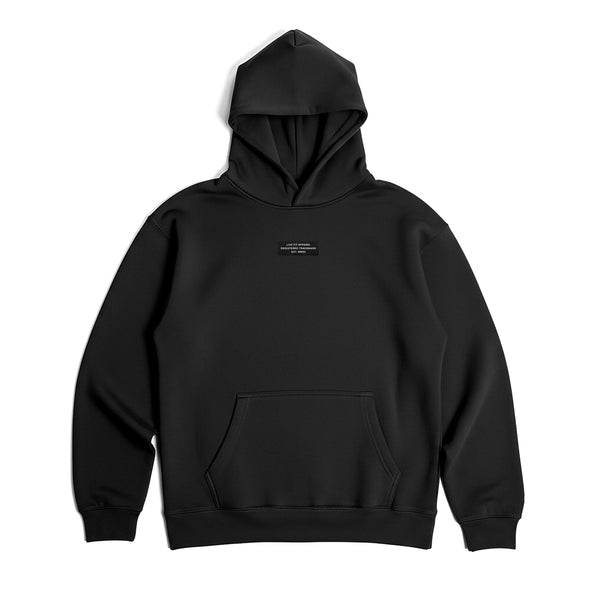 Core Fleece Hoodie - Black - Live Fit. Apparel