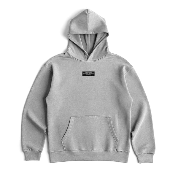 Core Fleece Hoodie - Heather Grey - Live Fit. Apparel