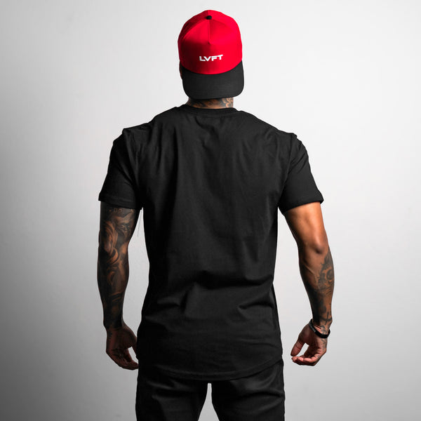 Game Day Scallop Tee - Black/Grey | Live Fit Apparel | LVFT - Live Fit ...