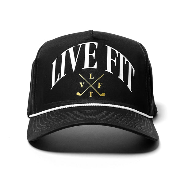 Livefit. Golf Cap - Black - Live Fit. Apparel