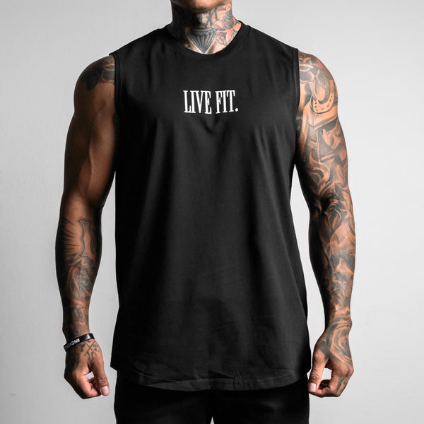 Scallop Muscle Tanks - Live Fit. Apparel