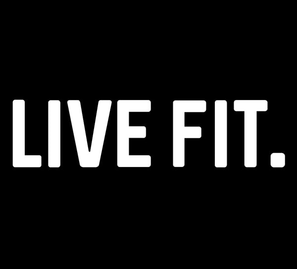 Bold Sticker - Black | Live Fit Apparel | LVFT - Live Fit. Apparel