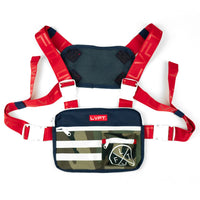 Chest Rig - Navy / Red / Camo - Live Fit. Apparel