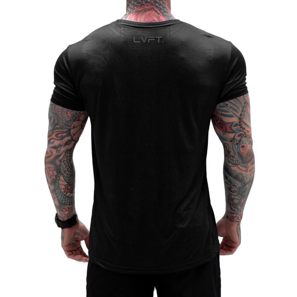 Core Tech Tee - Black - Live Fit. Apparel